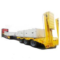 China Extra Low Drop Deck Trailer Manufacture Liangshan Juyuan Special Vehicle Manufacturing Co for sale