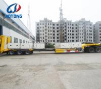 China Extra Low Drop Deck Trailer Manufacture Liangshan Juyuan Special Vehicle Manufacturing Co for sale