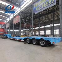 China Extra Low Drop Deck Trailer Manufacture Liangshan Juyuan Special Vehicle Manufacturing Co for sale