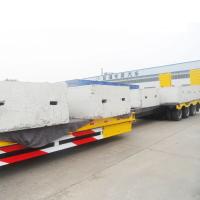 China Extra Low Drop Deck Trailer Manufacture Liangshan Juyuan Special Vehicle Manufacturing Co for sale