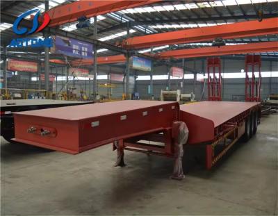 China Manufacture 150 ton 4 Row 8 Axles Semi-Trailer for Heavy Duty Equipment Transportation for sale