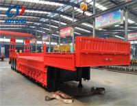 China Manufacture 150 ton 4 Row 8 Axles Semi-Trailer for Heavy Duty Equipment Transportation for sale