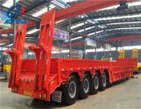 China Manufacture 150 ton 4 Row 8 Axles Semi-Trailer for Heavy Duty Equipment Transportation for sale