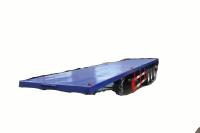 China Semi-Trailer Skeleton Truck Trailers with 40T/50T/60T Capacity and Suspension System for sale