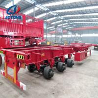China Semi-Trailer Skeleton Truck Trailers with 40T/50T/60T Capacity and Suspension System for sale