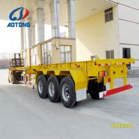 China Semi-Trailer Skeleton Truck Trailers with 40T/50T/60T Capacity and Suspension System for sale