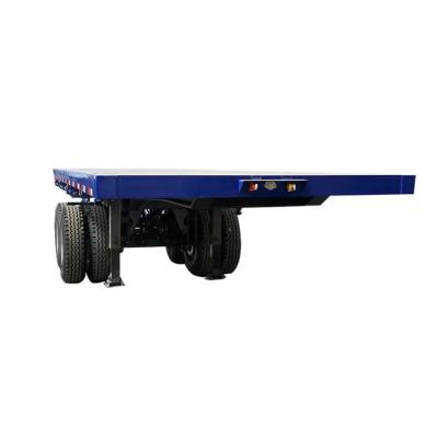 China Max Payload 50000kgs 45ft Container Carry Flatbed Truck Semi-Trailer with Container Lock for sale