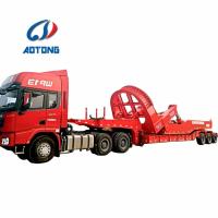 China Special Transport Wind Blade Semi Trailer with Fuwa 13ton Axle 16000mm*3000mm*3150mm for sale