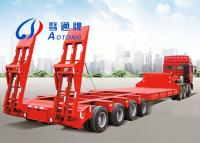 China 60ton 70ton 80tons Low bed Semi Detachable Lowbed Gooseneck Trailer for Truck Trailer for sale