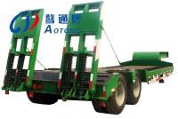 China 60ton 70ton 80tons Low bed Semi Detachable Lowbed Gooseneck Trailer for Truck Trailer for sale