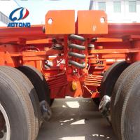 China 70-90ton Max Payload Hydraulic Axis Steerable Cast Semi Trailer from Liangshan Juyuan for sale