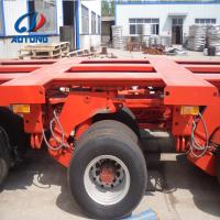 China 70-90ton Max Payload Hydraulic Axis Steerable Cast Semi Trailer from Liangshan Juyuan for sale