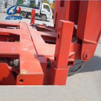 China 70-90ton Max Payload Hydraulic Axis Steerable Cast Semi Trailer from Liangshan Juyuan for sale