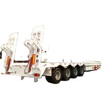 China Low Bed Trailer Tractor Truck with Standard 28T Landing Gear and Durable Construction for sale