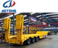 China Low Bed Trailer Tractor Truck with Standard 28T Landing Gear and Durable Construction for sale