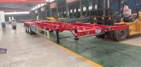 China 40T Max Payload 3 Axles Container Semi Trailer with Twist Lock Heavy Duty Landing Gear for sale