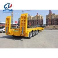China 3 4 5 Axles Low Loader Lowboy 60T Max Payload Low bed Semi Detachable Lowbed Trailer for sale