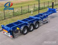 China Steel Semi-Trailer 2 Axles Designed for Heavy-Duty Container Transportation for sale