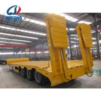 China 3 4 5 Axles Low Loader Lowboy 60T Max Payload Low bed Semi Detachable Lowbed Trailer for sale