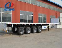 China Steel Semi-Trailer 2 Axles Designed for Heavy-Duty Container Transportation for sale