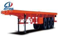 China Steel Semi-Trailer 2 Axles Designed for Heavy-Duty Container Transportation for sale