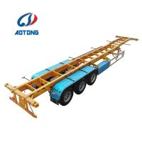 China Professional Wholesales 3 Axles 40ft Container Trailer in India and Malaysia for sale