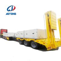 China 50m Wind Blade Transport Trailer with All Wheel Drive and Standard 28Ton Landing Gear for sale