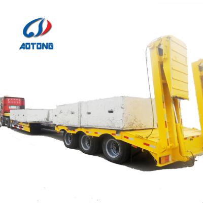 China 50m Wind Blade Transport Trailer with All Wheel Drive and Standard 28Ton Landing Gear for sale