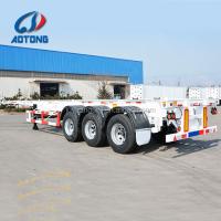 China Professional Wholesales 3 Axles 40ft Container Trailer in India and Malaysia for sale