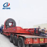 China 50m Wind Blade Transport Trailer with All Wheel Drive and Standard 28Ton Landing Gear for sale