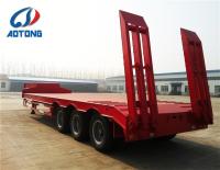 China 13000-18000X3000X1750mm Extendable Low Bed Trailer for Heavy Equipment Transportation for sale