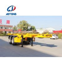 China Truck Trailer 20ft 40ft 45ft Skeletal Semi 40ft Skeleton Container Chassis Trailer Sale for sale