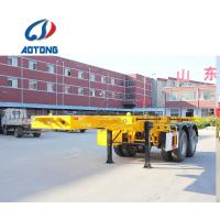 China Truck Trailer 20ft 40ft 45ft Skeletal Semi 40ft Skeleton Container Chassis Trailer Sale for sale