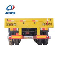 China Double Axle 40 Feet Flatbed Trailer 3 Axle 40ft Container Flatbed Semi Trailer for sale