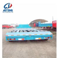 China Air Suspension Detachable Gooseneck Lowboy Semi Trailer for 3/4 Axles Heavy Equipment for sale