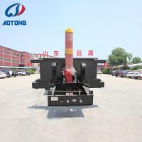 China 35-60 Tons Rated Load Self Loading Container Dump Trailer with Skeleton Type for sale