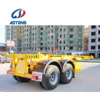 China Semi-Trailer Skeleton Container 20ft/40ft Gooseneck Trailer for Transport for sale