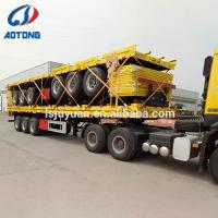 China Common Mechanical Suspension 2 Axles Platform Trailer Flat Bed Semi Trailer WEORES6641A for sale