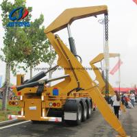 China 37T Rated Load Capacity Container Side Loader Semi Trailer with Side Lifter Loader Lift for sale