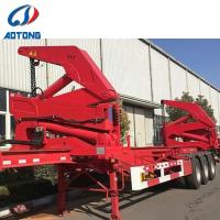 China 37T Rated Load Capacity Container Side Loader Semi Trailer with Side Lifter Loader Lift for sale