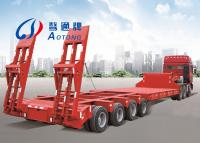 China Hydraulic Steering Axle Trailer for Transporting Overweight and Heavy Cargo Loads for sale