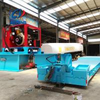China 120 Tons Capacity Front Load Low Bed Semi Trailer with 4 Axles and Hydraulic Steering for sale