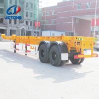 China Skeleton Container Semi Trailer EAST 20ft 40 Ft for Car Trailer Tires 235/75R15/2 for sale