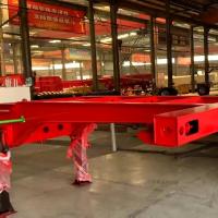 China Skeleton Container Semi Trailer EAST 20ft 40 Ft for Car Trailer Tires 235/75R15/2 for sale