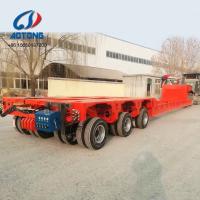 China 13000*2500*3090 Steel Lowbed Semi Truck Trailer with Platform Heavy Duty Lifting Power for sale