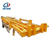 China Mechanical Suspension Tri-Axle Skeleton Semi Trailer for Construction Site and 7pin Plug for sale