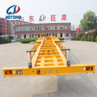 China Multi Axles Skeleton Semi Trailer with 2''/3.5'' Bolt Type Kin Pin and 12R22.5 Tire for sale
