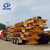 China Multi Axles Skeleton Semi Trailer with 2''/3.5'' Bolt Type Kin Pin and 12R22.5 Tire for sale