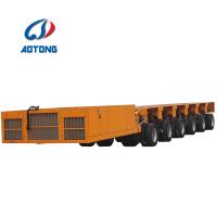 China Semi-Trailer with Hydraulic System Gooseneck Steering Axles and Heavy Duty Wheels for sale