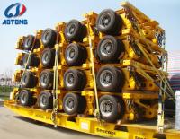China Semi-Trailer for Heavy Equipment Transport Multi-Axle Hydraulic Low Bed Truck Trailer for sale